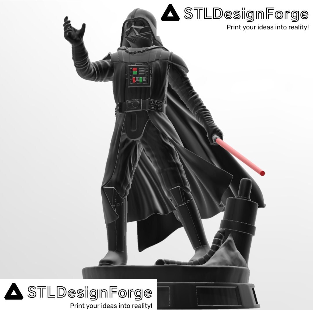 Darth Vader 3D Model STL File 3 Models in 1 Sale Pack Star Wars 3D ...