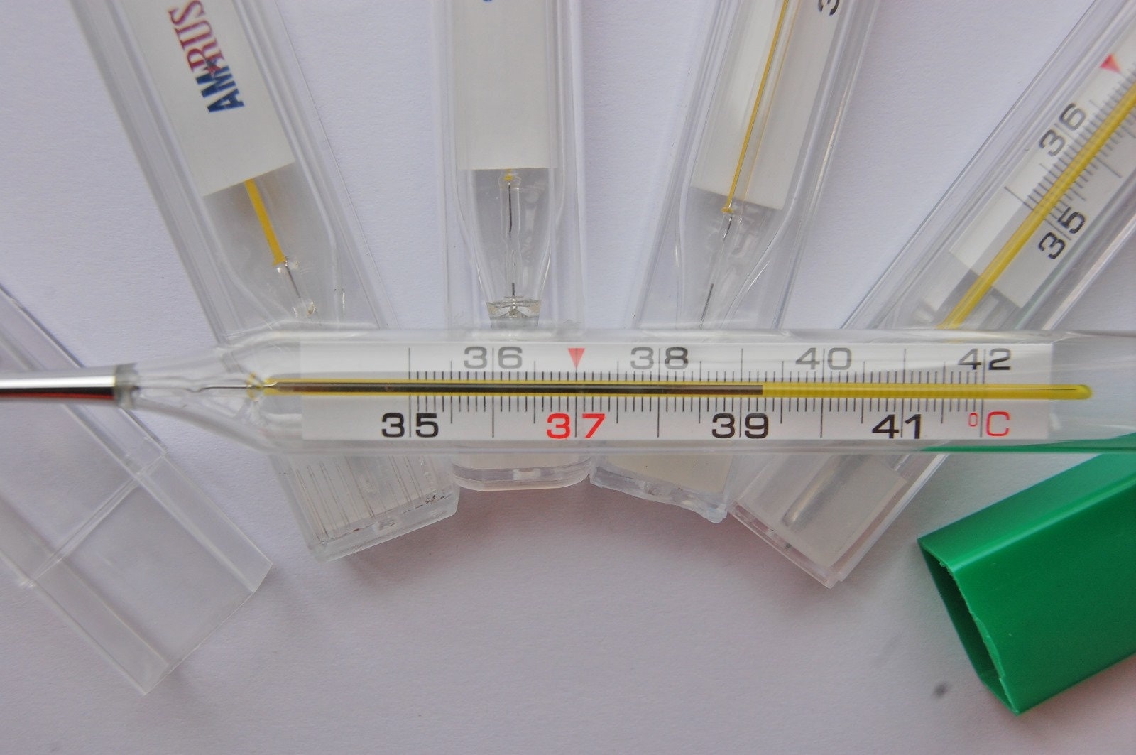 Mercury Thermometer Marked and Certified OLMOS FARM vintege Type ...