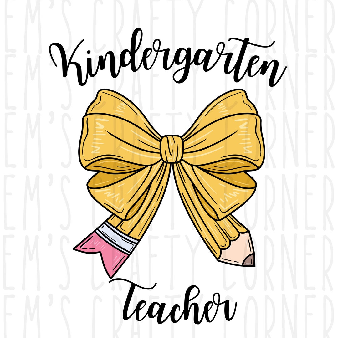 Pre-k - 12th Teacher Pencil Bow Files - Etsy