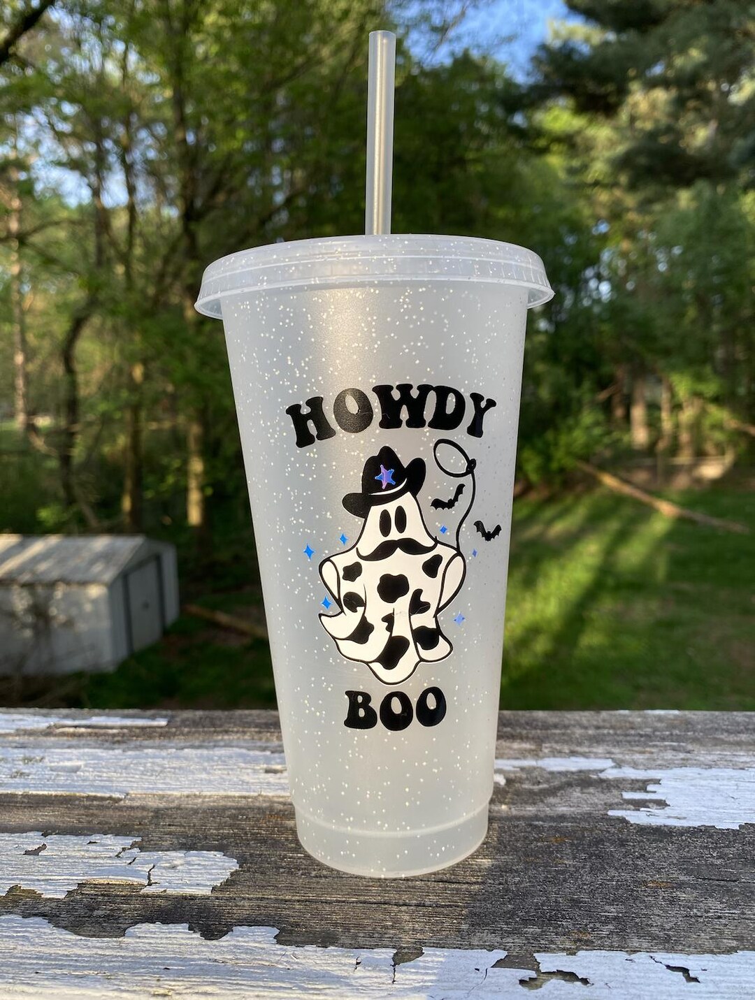 Howdy Boo Western Ghost 20 Oz Cold Cup Tumbler - Etsy
