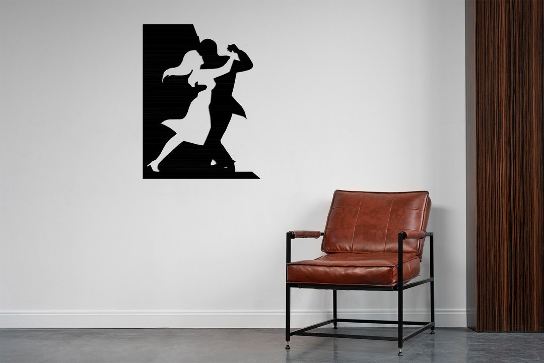 Tango Dance Romantic Metal Wall Art Available in LED and Non LED ...