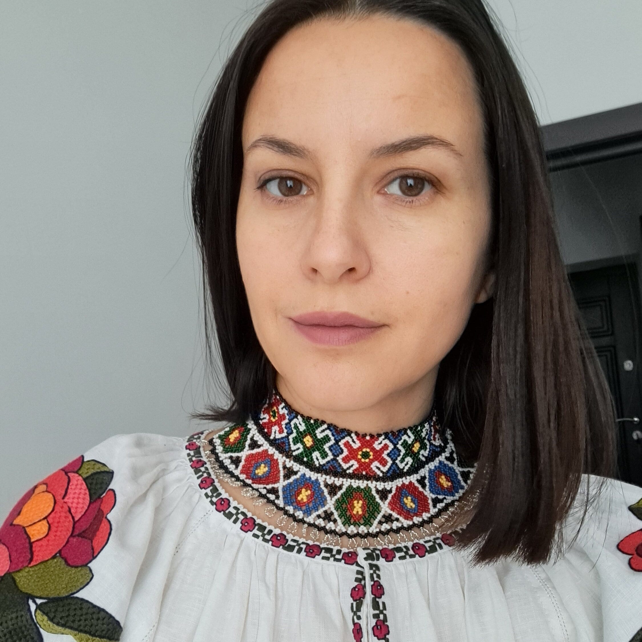 Ukrainian Jewelry,beadwork Necklace, European Folk Art, Seed Bead ...