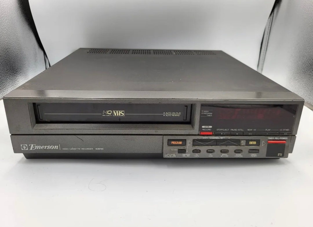 EMERSON VCR755 VHS VCR Player Recorder Vintage 1987 - Etsy UK