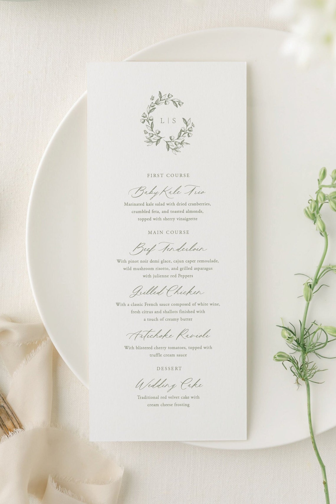 Custom Food or Drink Menu for Weddings or Events - Etsy