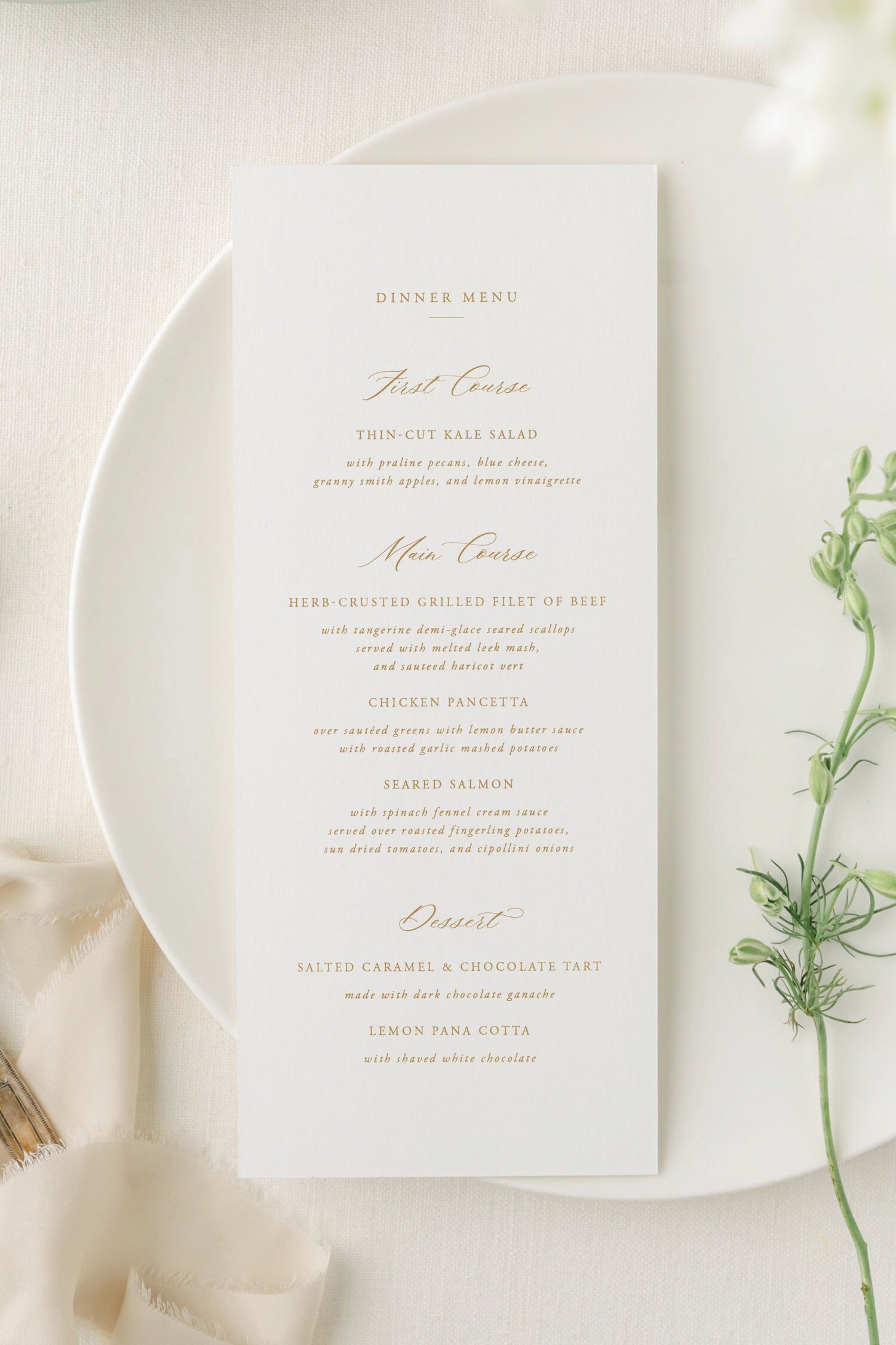 Custom Food or Drink Menu for Weddings or Events - Etsy