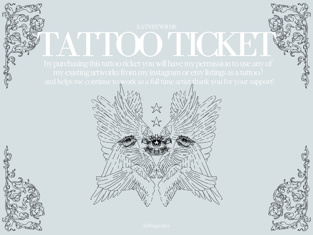 Angel Tattoo Tattoo Design Ticket Tattoo Ideas Tattoo Pass Tattoo ...