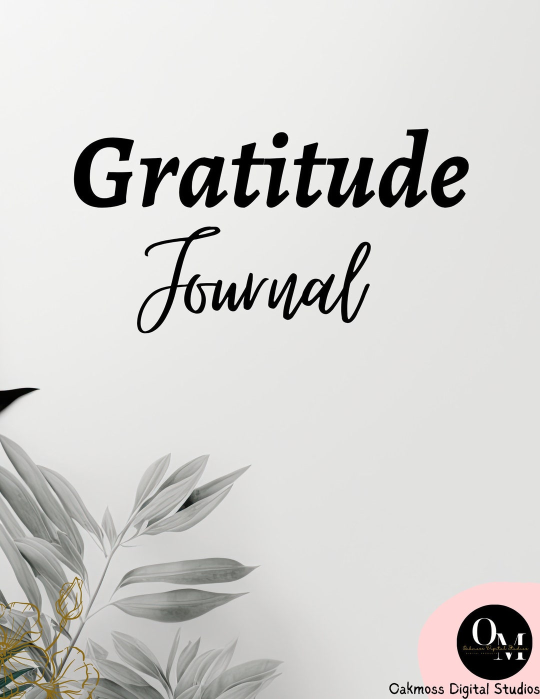 Digital Gratitude Journal | Printable Gratitude Journal Bundle ...