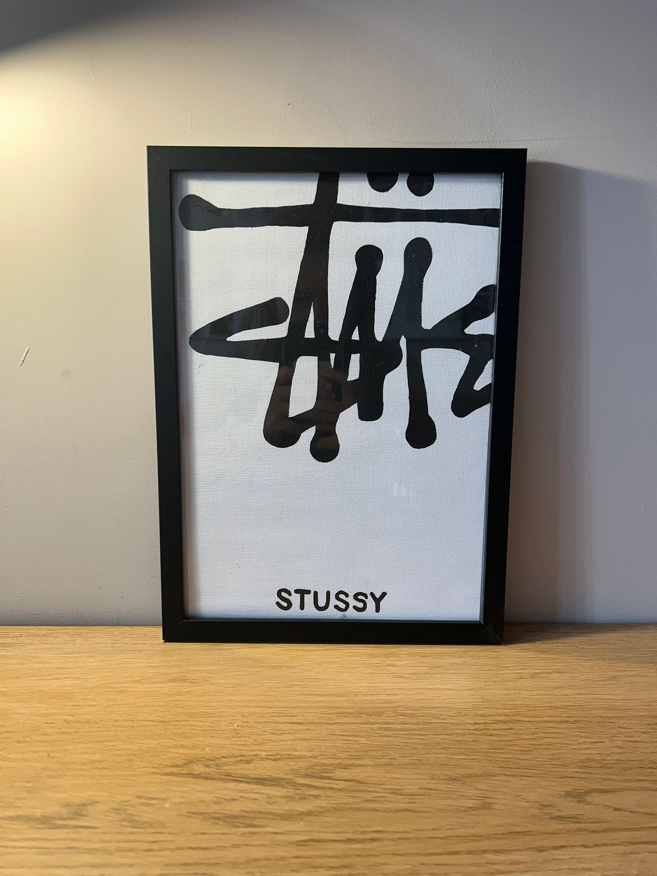 444ART A4 Stussy Hand Painted Print - Etsy