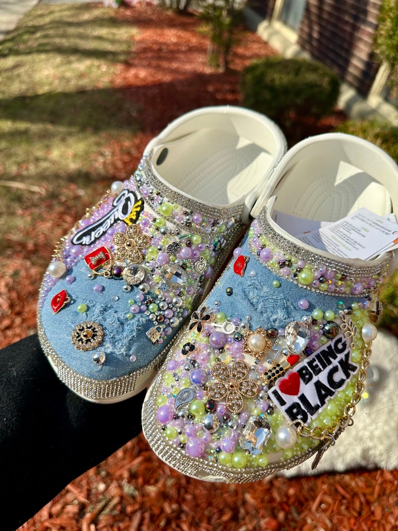 Bedazzled Crocs - Etsy