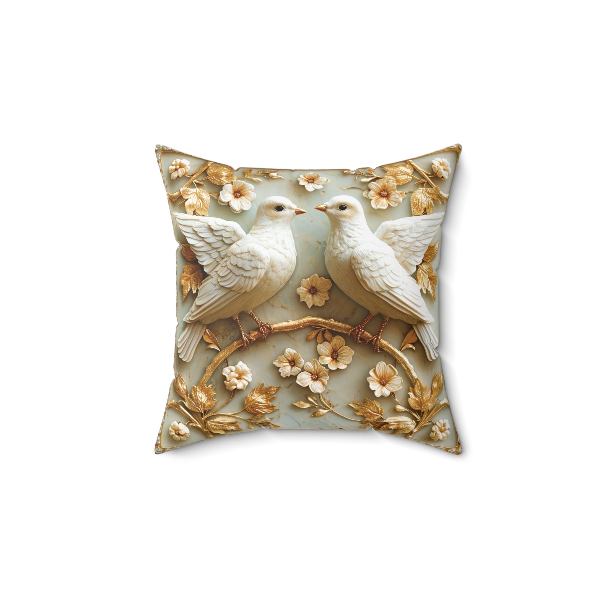 Dove Pillow, Love Birds, Dove Decor, Dove Lovers, Throw Pillow ...