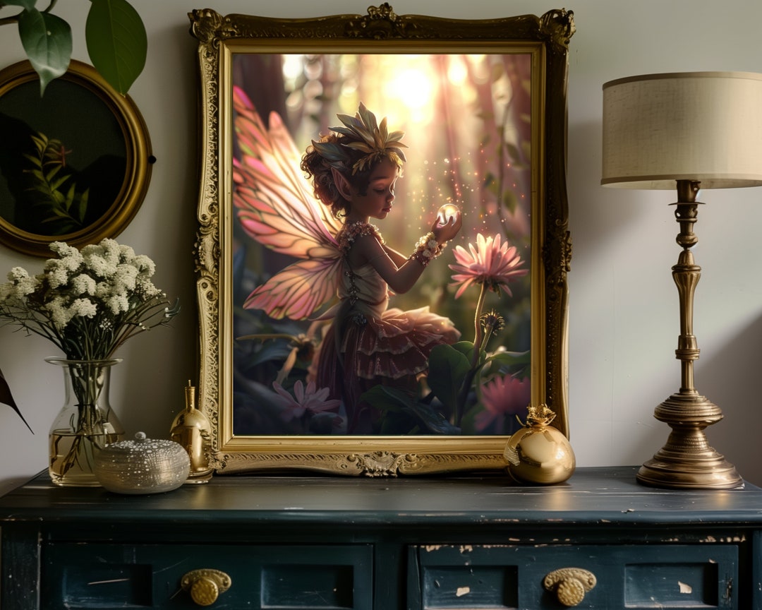 Enchanted Forest Print, Fairycore Wall Art, Enchanted Fairy Print ...