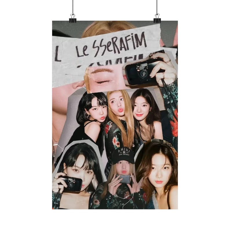 LE SSERAFIM Matte Vertical Posters - Etsy