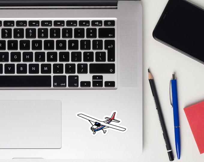Aviation Sticker Cessna 172 Side View Vinyl Vehicle/laptop Decal | Many ...
