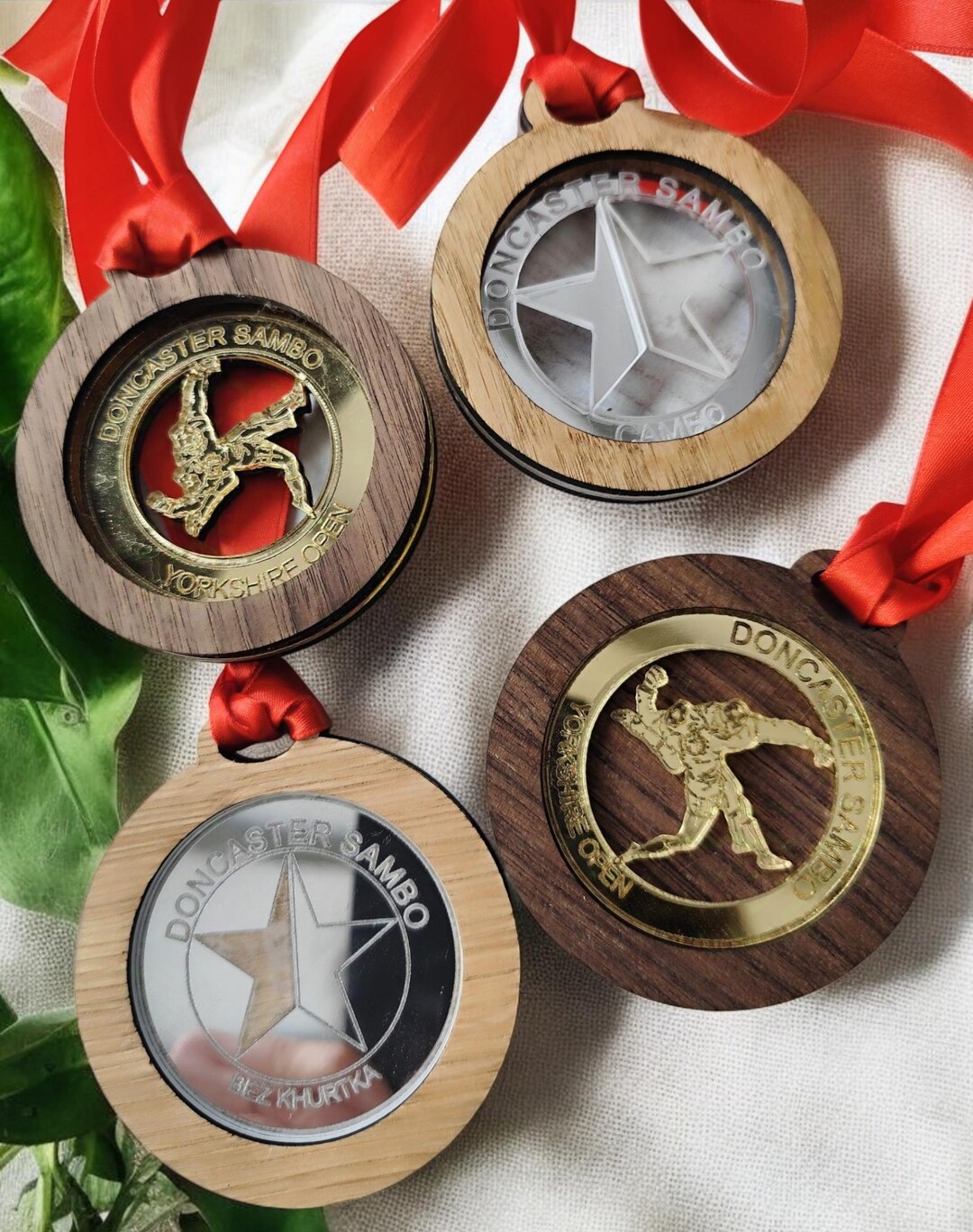 Personalized Wood & Acrylic Medals: Custom Sports Awards, School Prizes ...