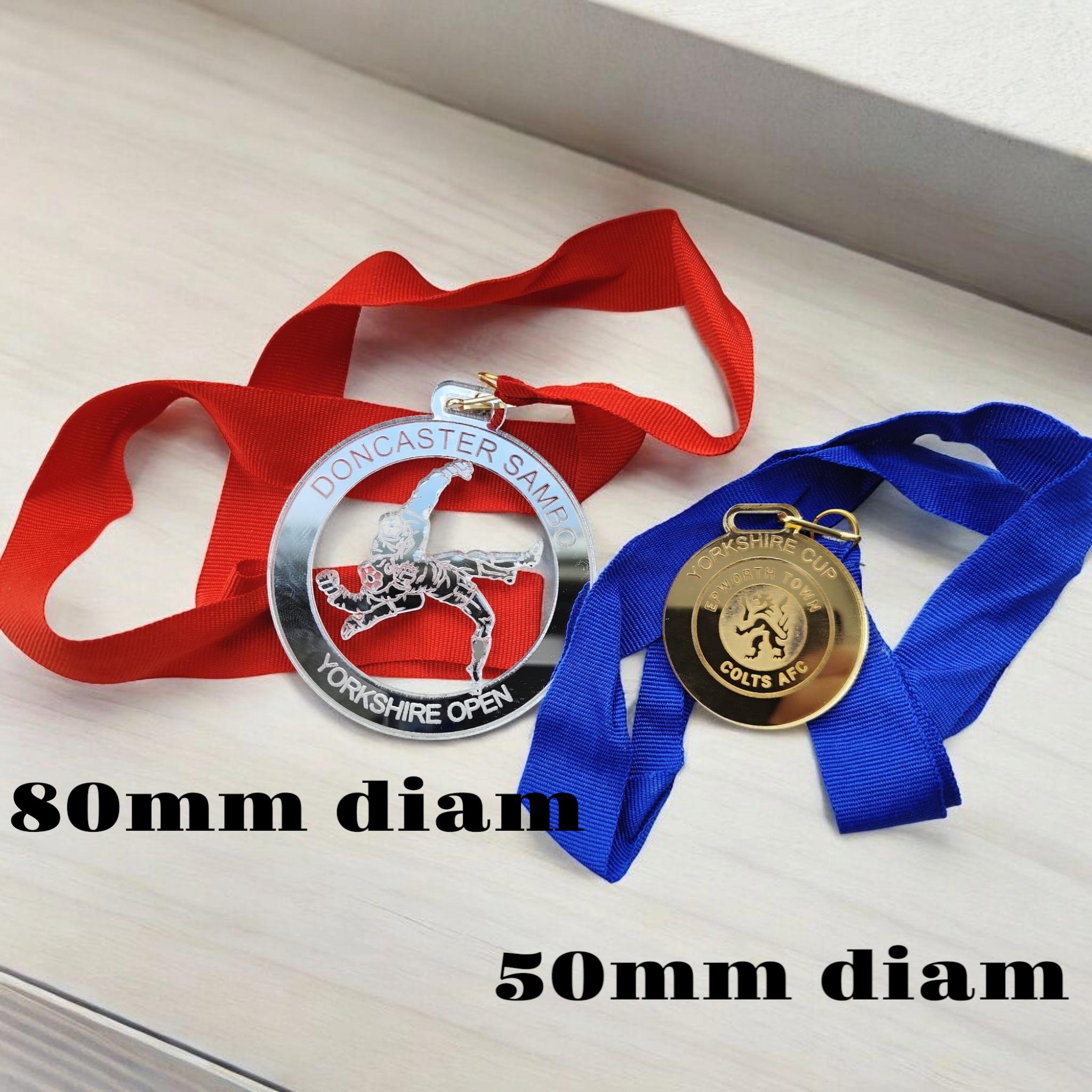 Personalized Wood & Acrylic Medals: Custom Sports Awards, School Prizes ...
