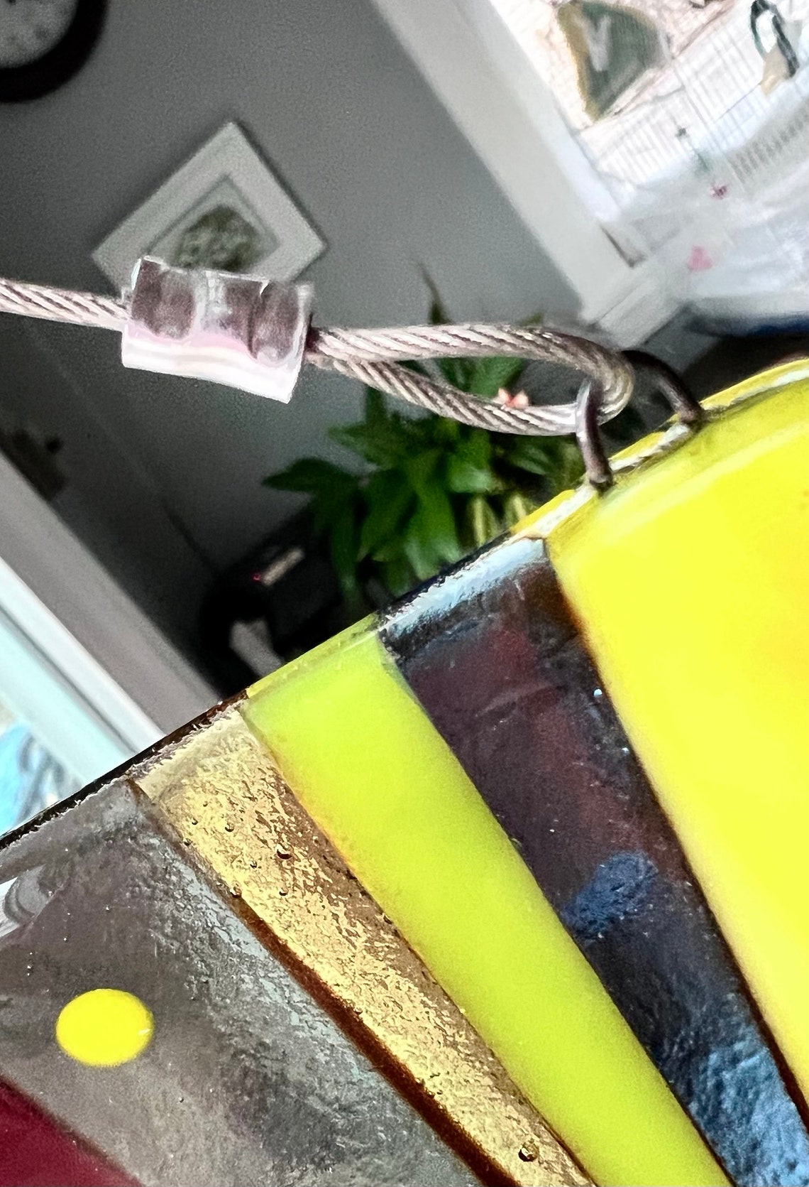 Wake up Sunrise Glass Hanging Panel - Etsy