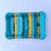 Glass Blue Turquoise Soap Dish - Etsy