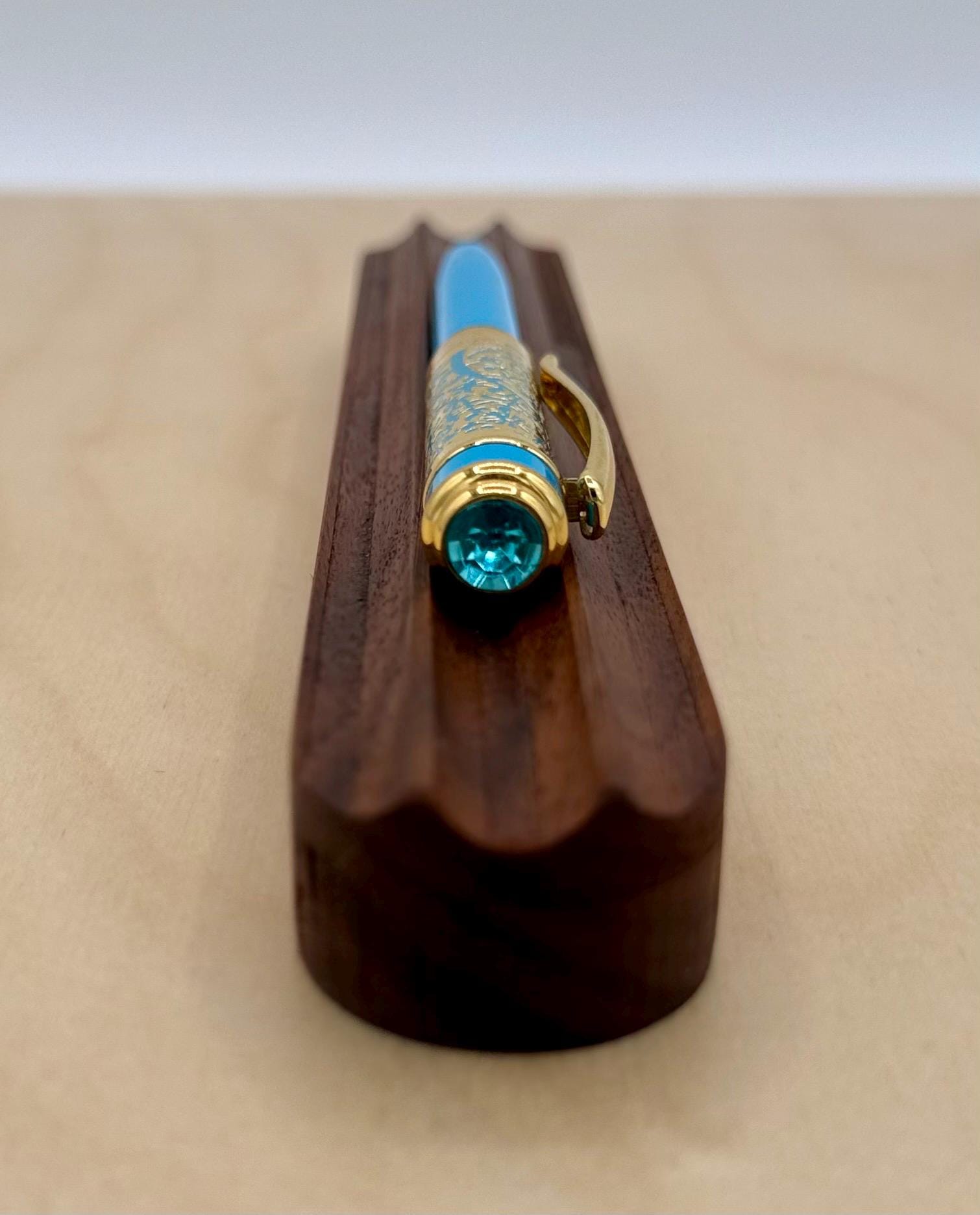 Handcrafted Walnut Wood Single Pen Holder - Etsy