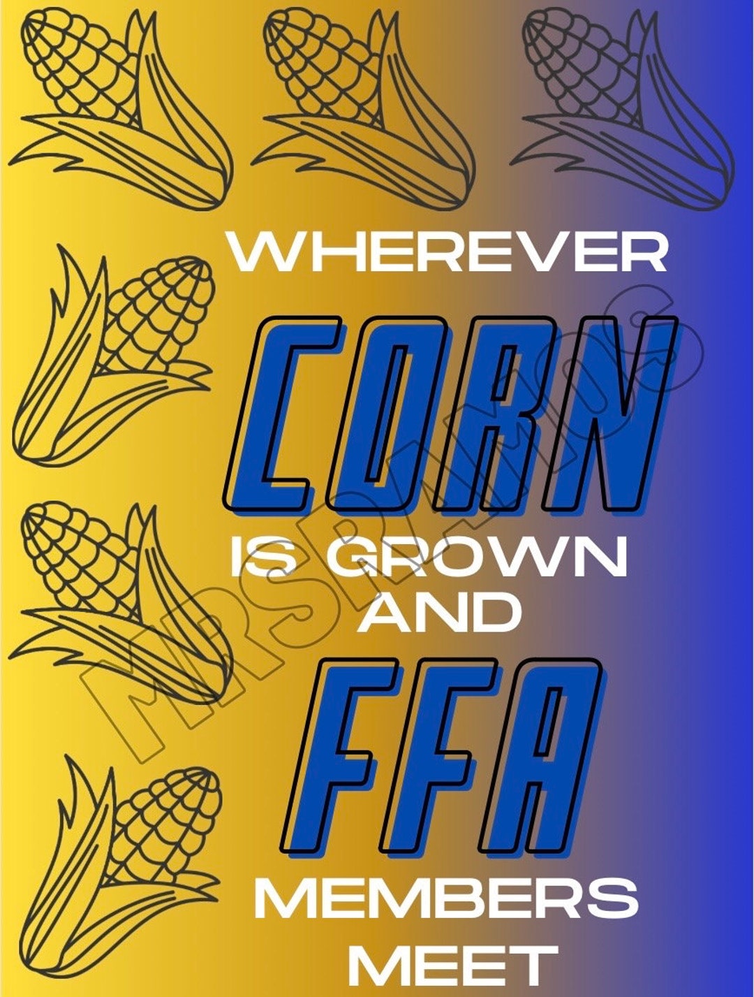 FFA Members Meet- Agriculture Poster - Etsy