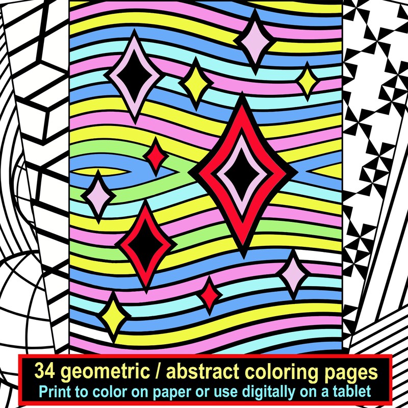 Geometric Printable - Etsy