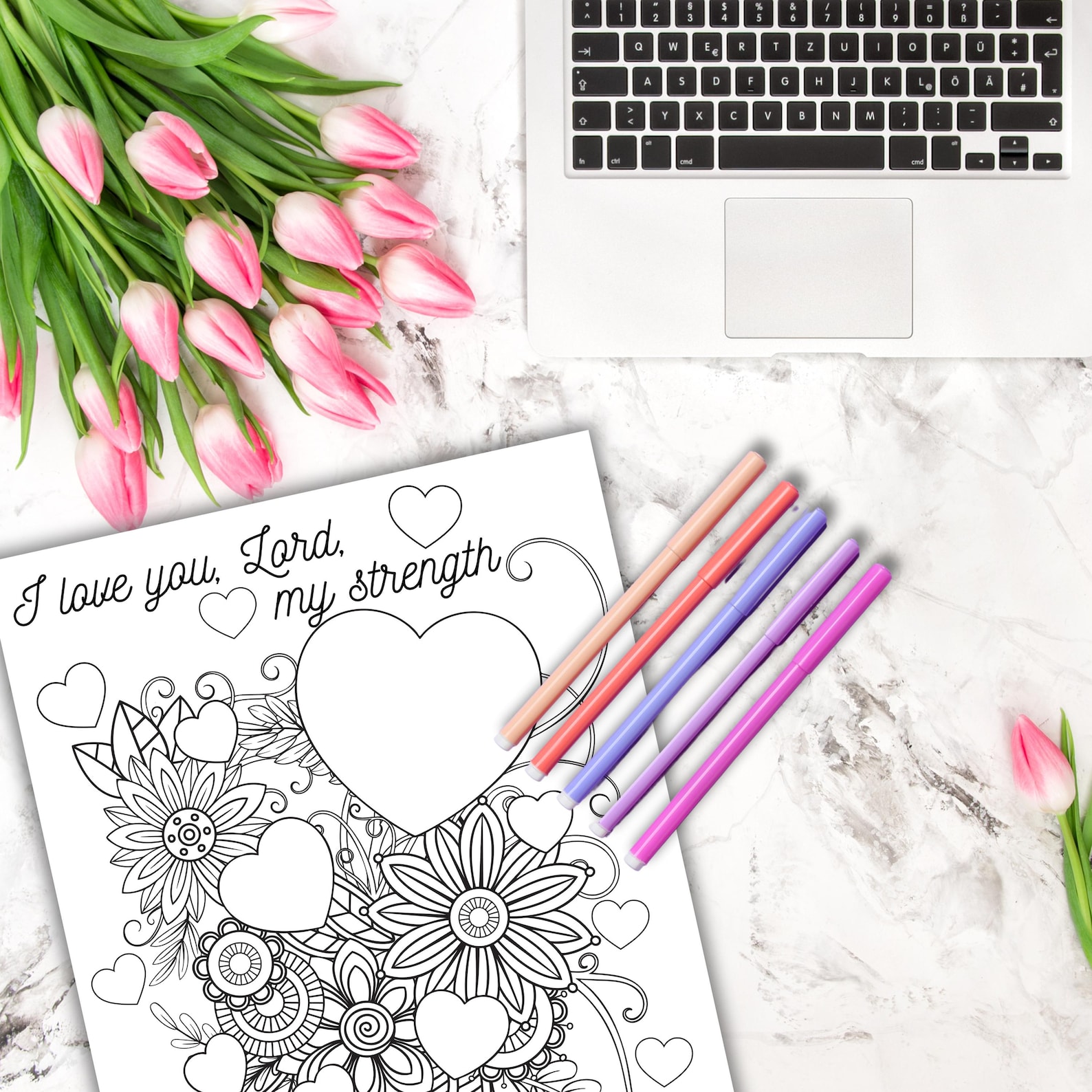 Christian Adult Coloring Pages With Bible Verse Printable Coloring ...