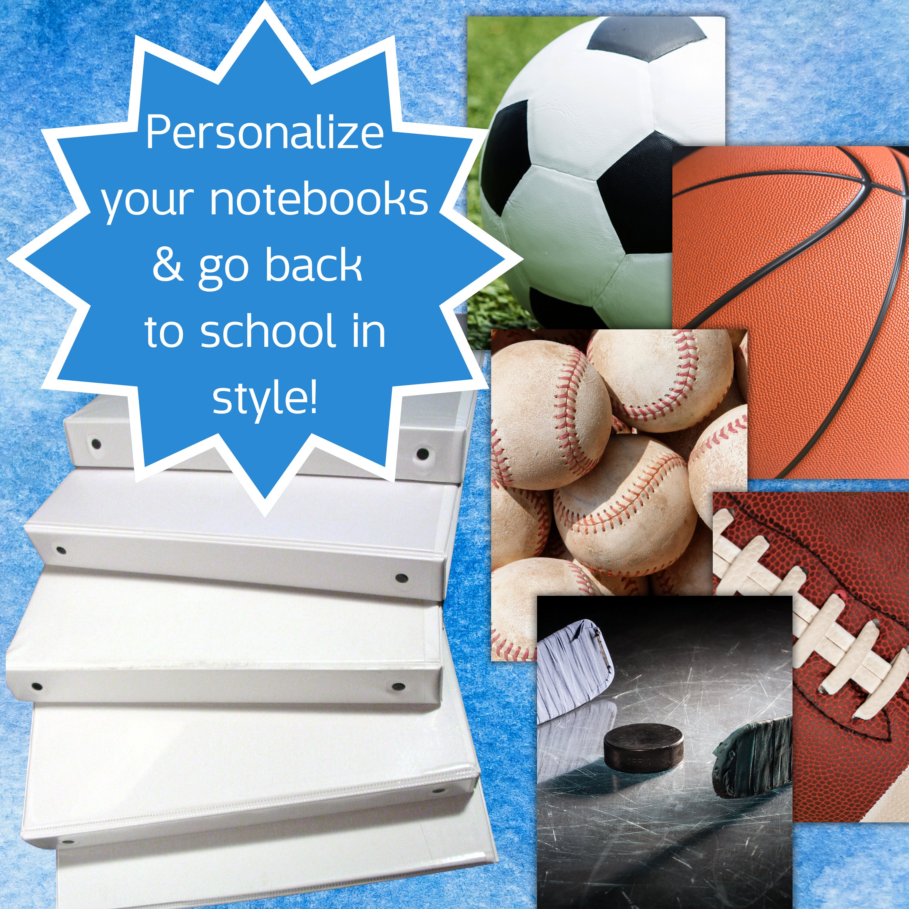 Sports Binder Covers: Back to School Printable Inserts (digital ...