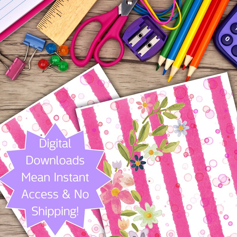 Printable Binder Covers for Back to School Binder Inserts for Notebook ...