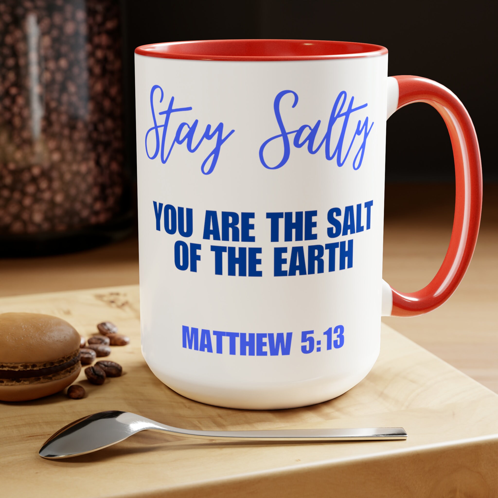 Christian Coffee Mug With Bible Verse Gift Custom Coffee Cup Christian ...