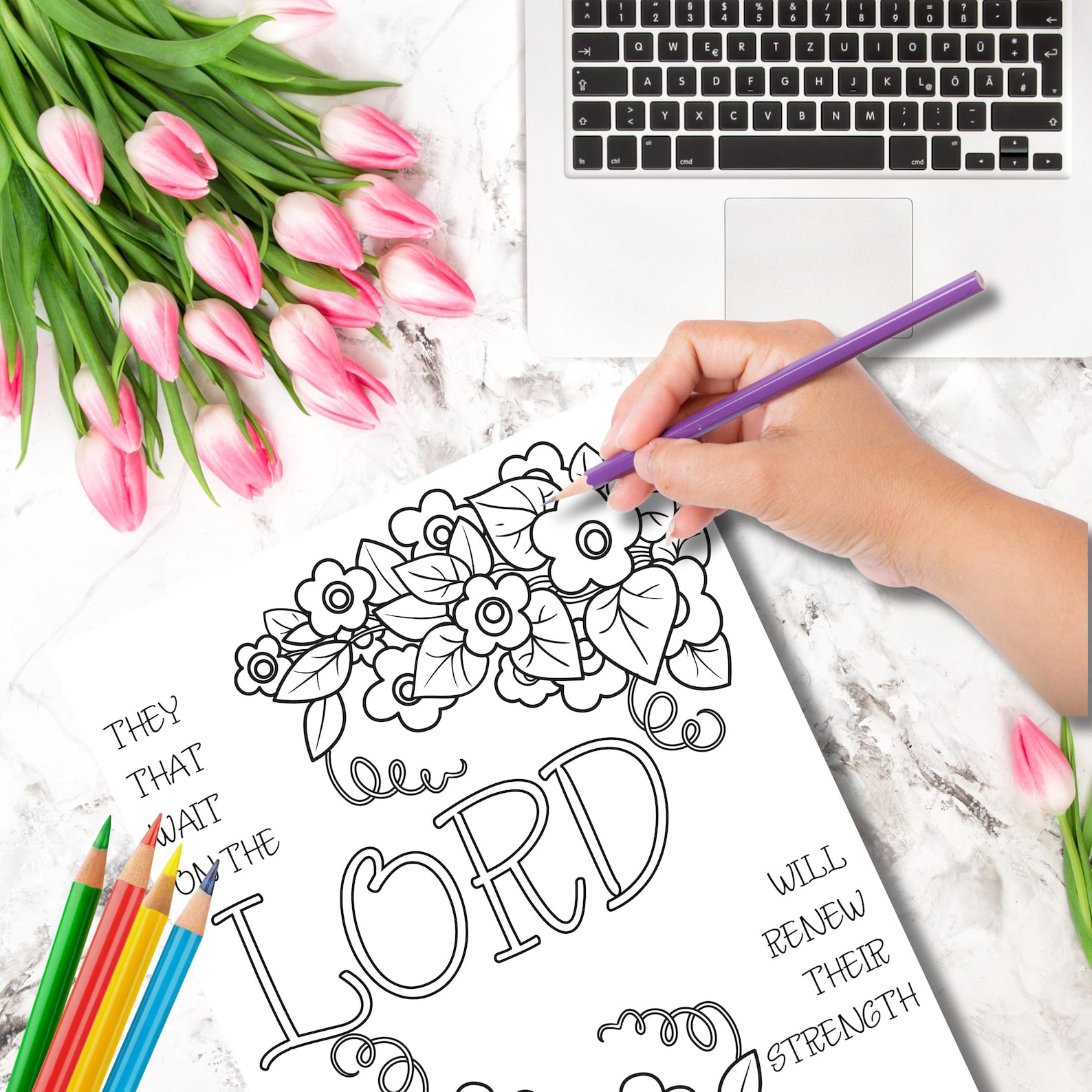Christian Adult Coloring Pages With Bible Verse Printable Coloring ...