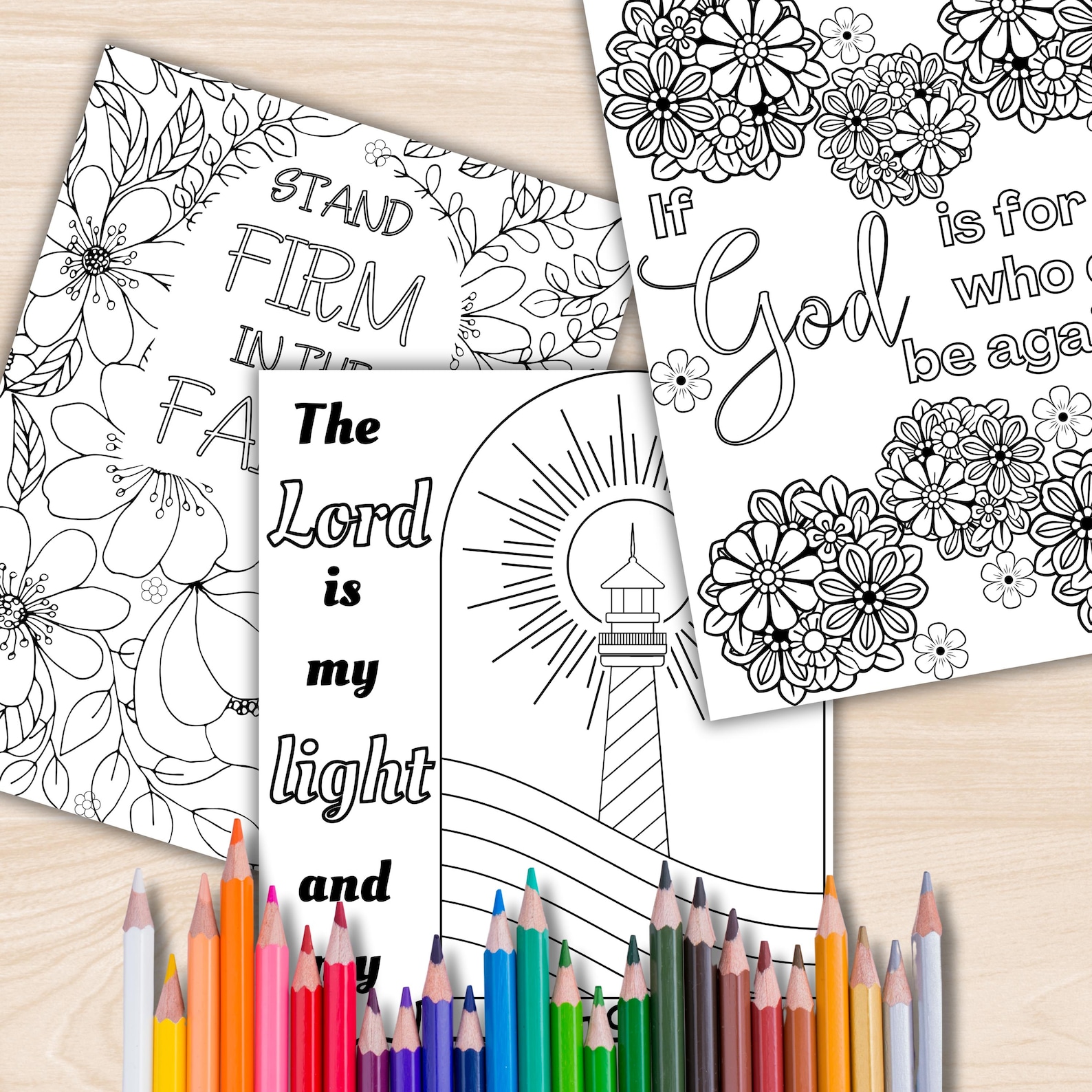 Christian Coloring Pages With Bible Verse Coloring Page to Download ...
