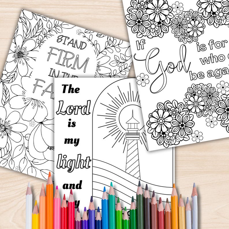 Christian Coloring Pages With Bible Verse Coloring Page to Download ...