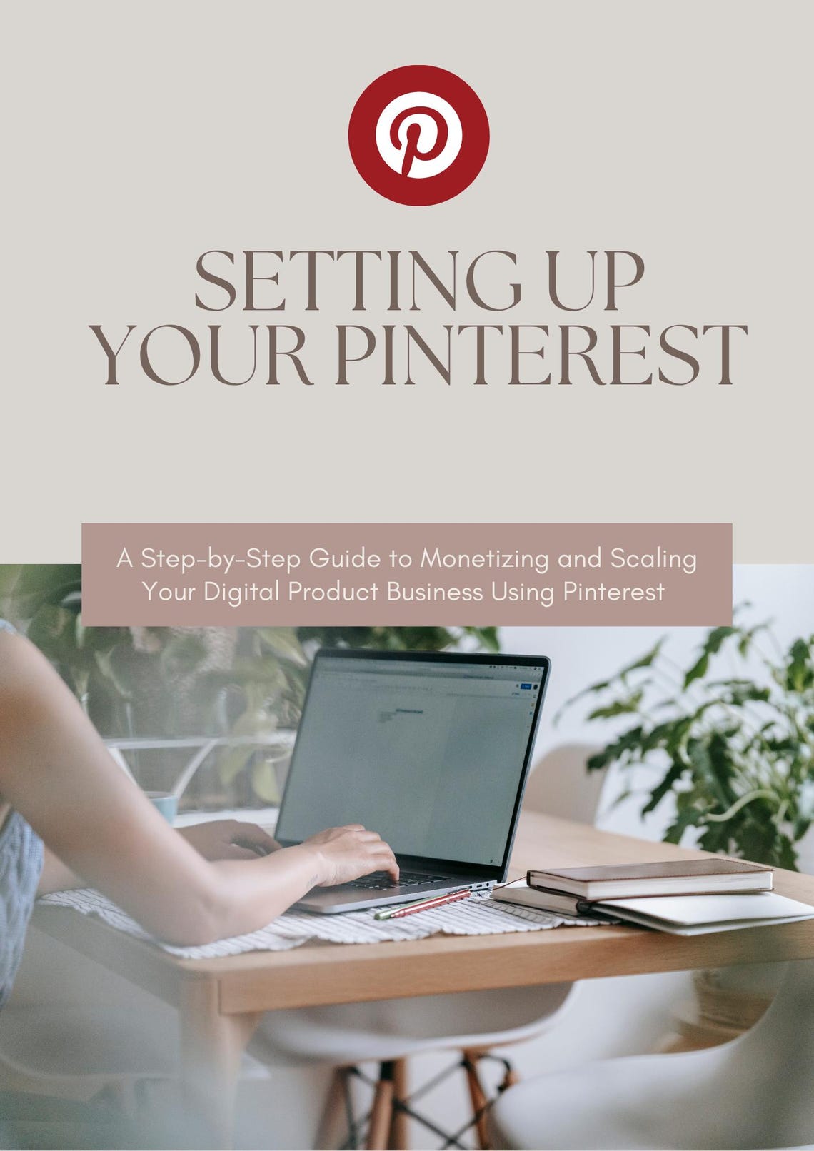 Etsy Pinterest Guide Selling Digital Downloads Plr Canva Template