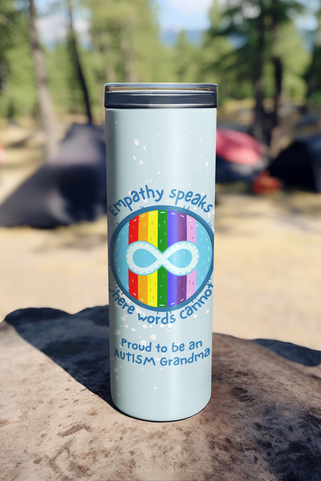 Autistic Grandma Gift, Autism Grandma Tumbler, Infinity Autism, Autism ...
