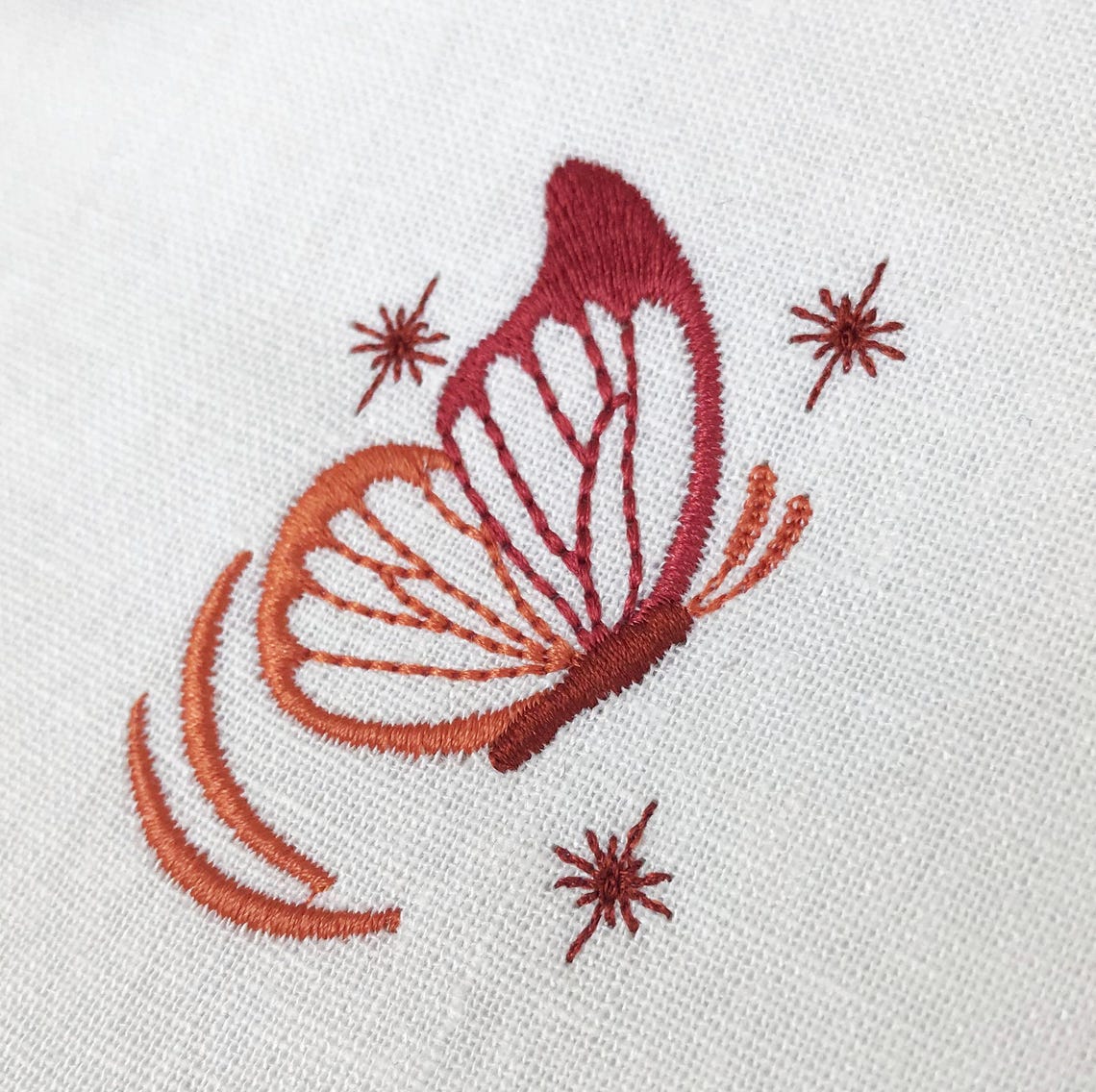 Machine Embroidery Design Small Butterfly 2 Sizes Schmetterling ...
