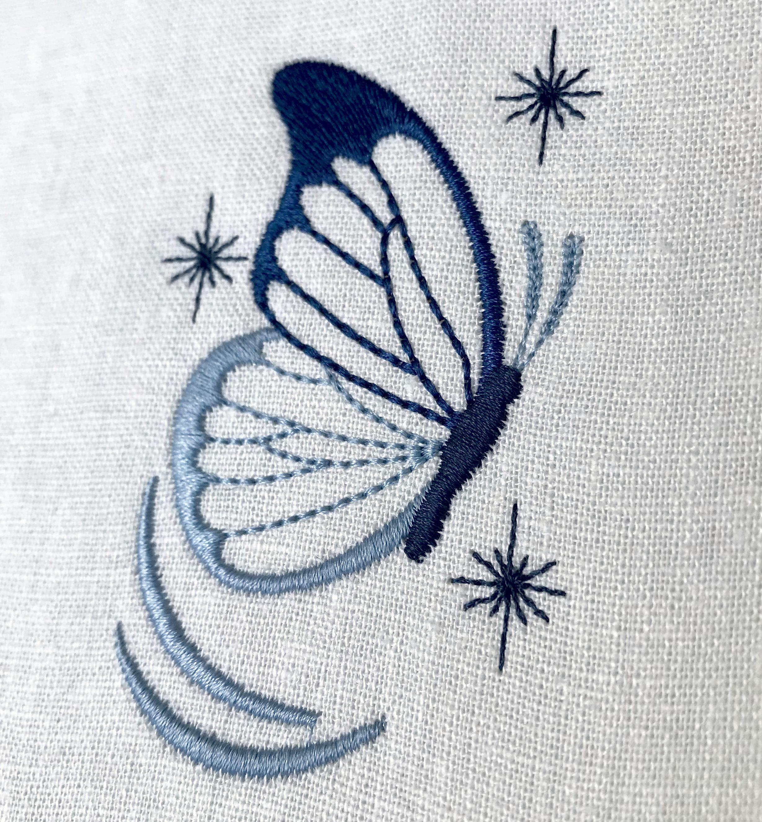 Machine Embroidery Design Small Butterfly 2 Sizes Schmetterling ...