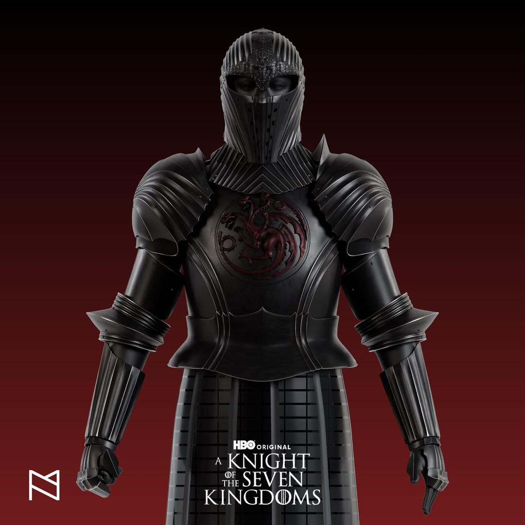Accurate Baelor / Valarr Targaryen Armor - A Knight of the Seven ...