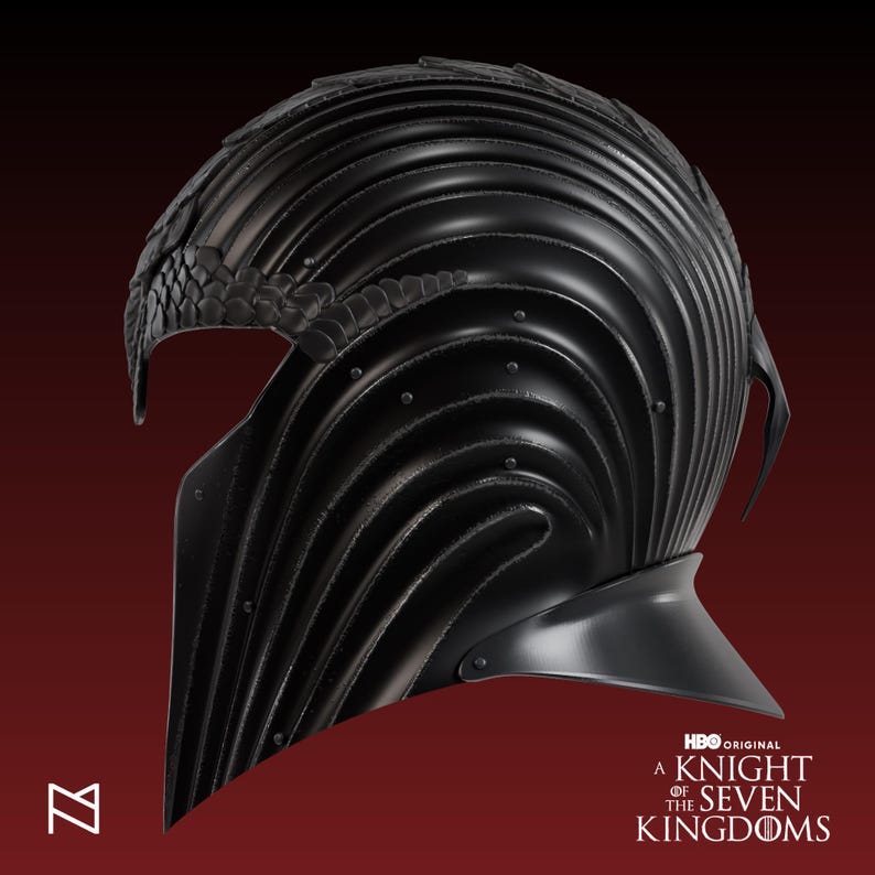Accurate Baelor / Valarr Targaryen Helmet - A Knight of the Seven ...