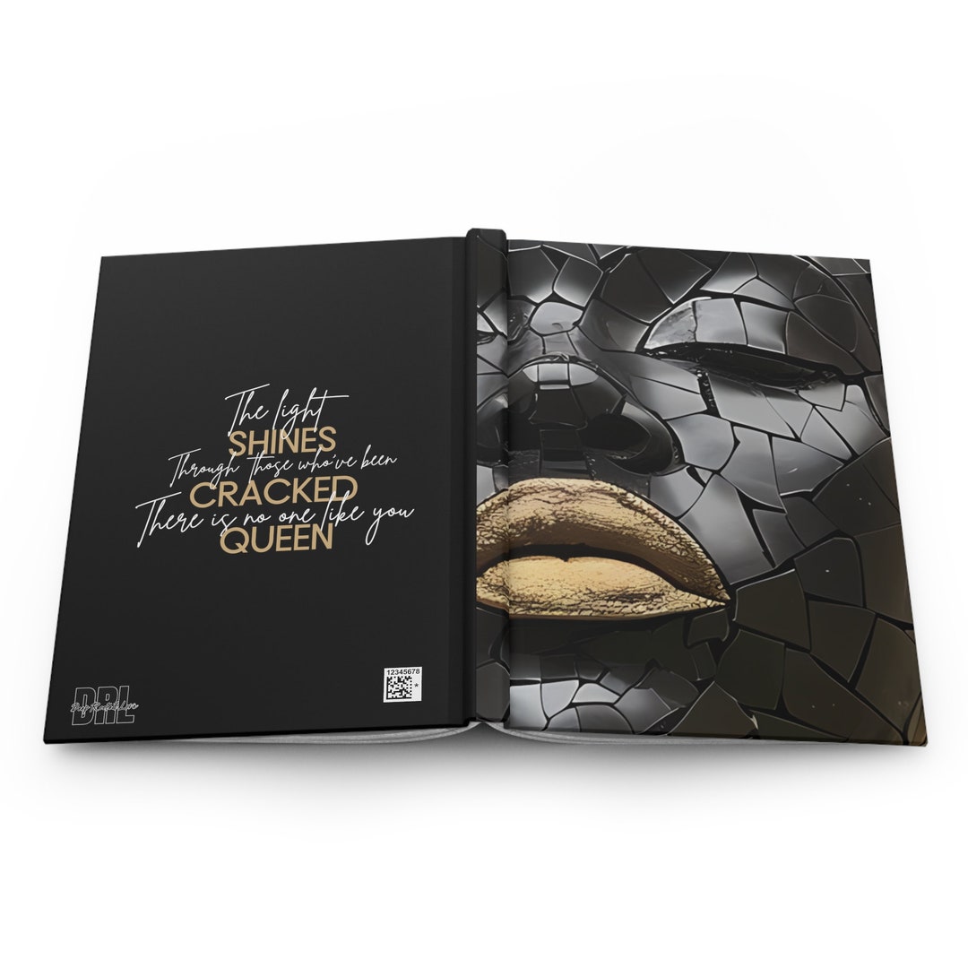 Black Girl Writing Journal, Black Woman Hardcover Journal, African ...