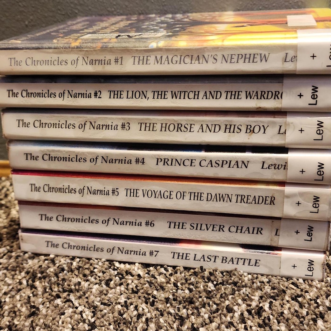 Chronicles of Narnia Complete Set, Books 1-7, C.S. Lewis, Hardcover ...