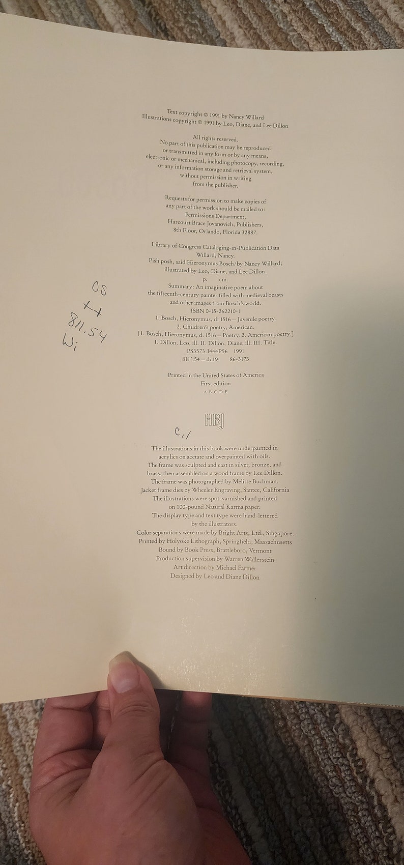 Pish, Posh, Hieronymus Bosch, Nancy Willard, First Edition, Vintage - Etsy