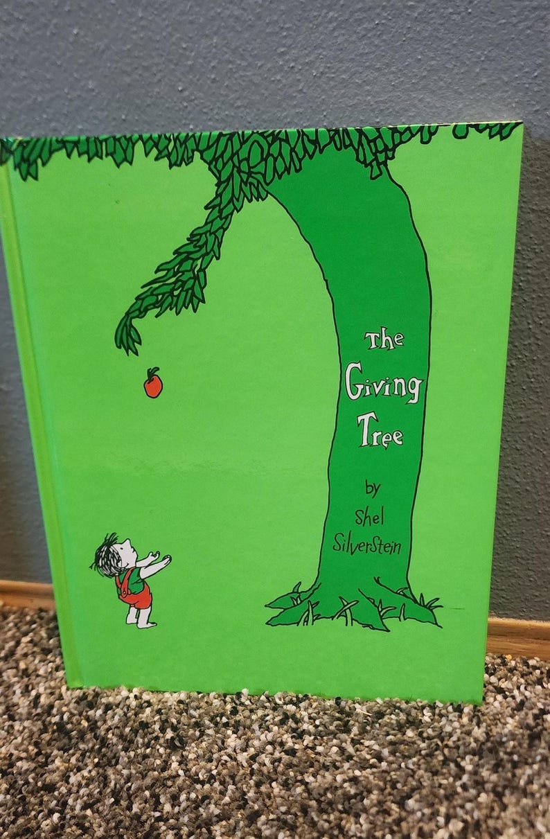 The Giving Tree, Shel Silverstein, 1964 - Etsy