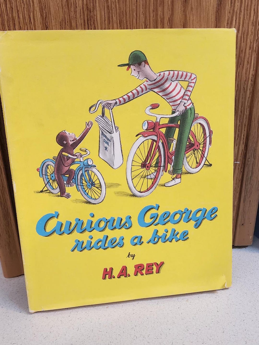 Curious George Rides a Bike, H.A. Rey 1952 - Etsy