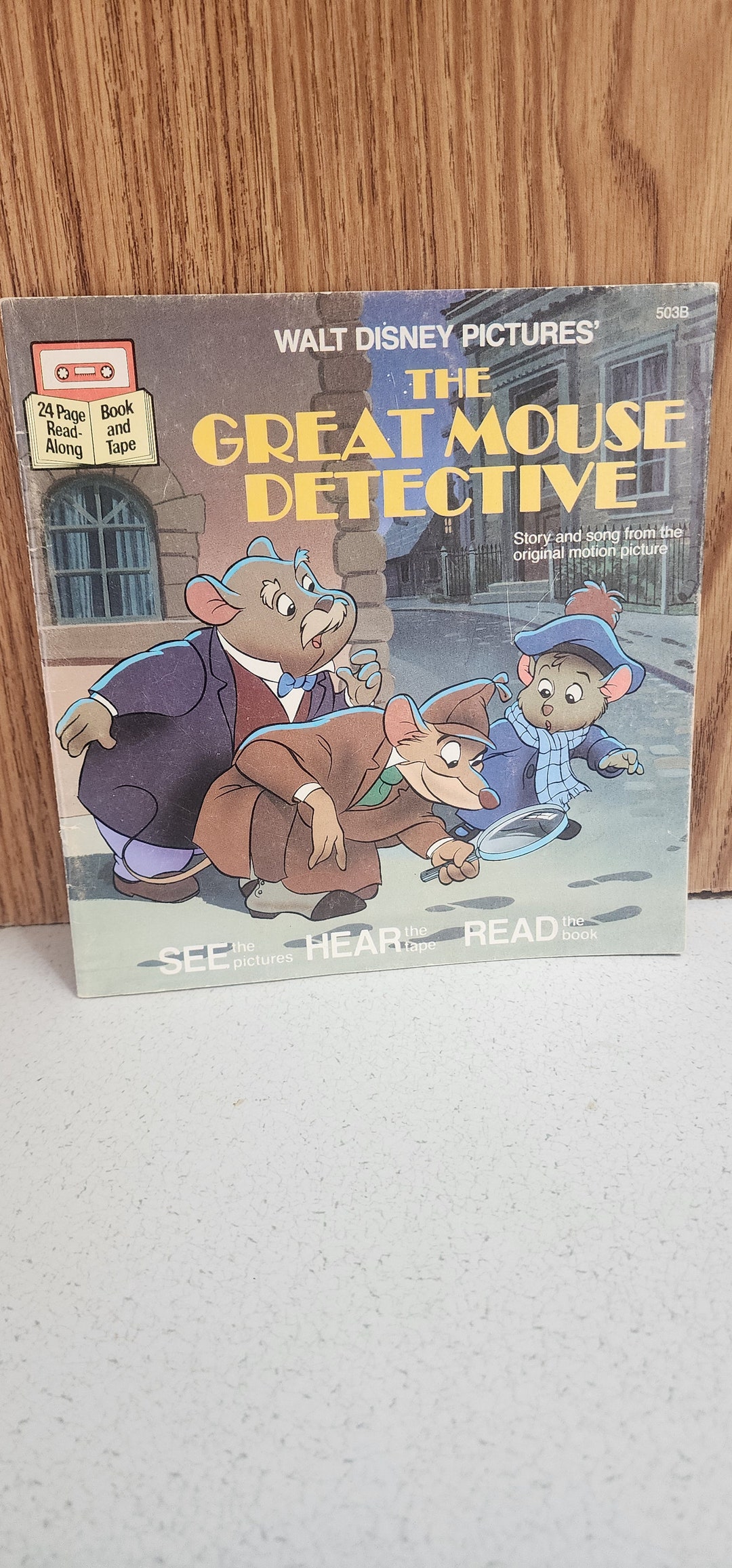 Walt Disney's, the Great Mouse Detective, Children's Book, Vintage - Etsy