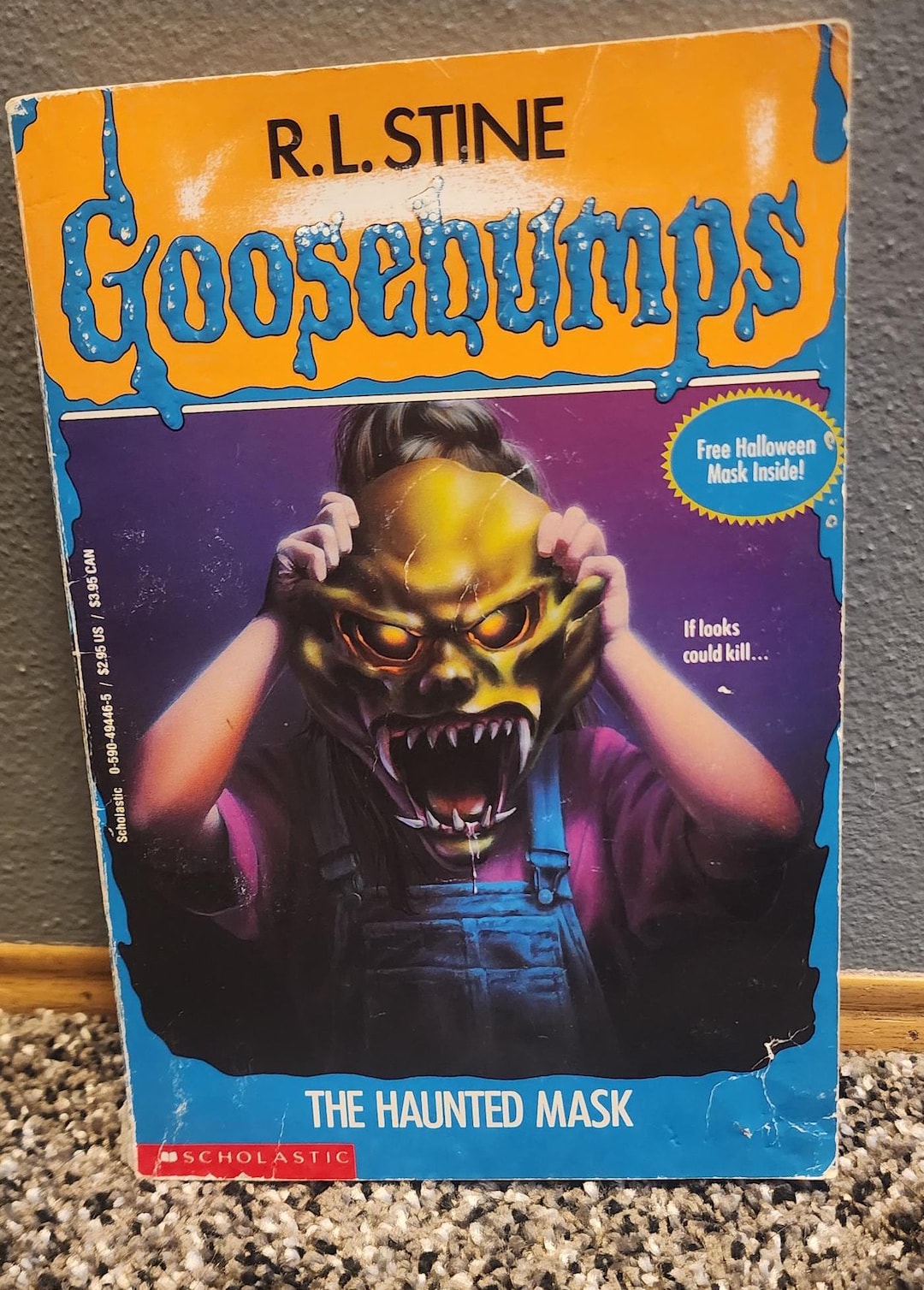 The Haunted Mask, Goosebumps, R.L. Stine, First Edition, 1993 (mask Not ...