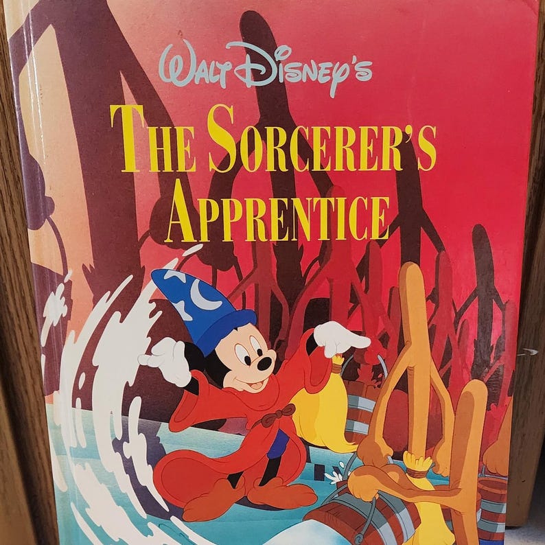 Walt Disney's the Sorcerer's Apprentice, First Edition, 1992 - Etsy