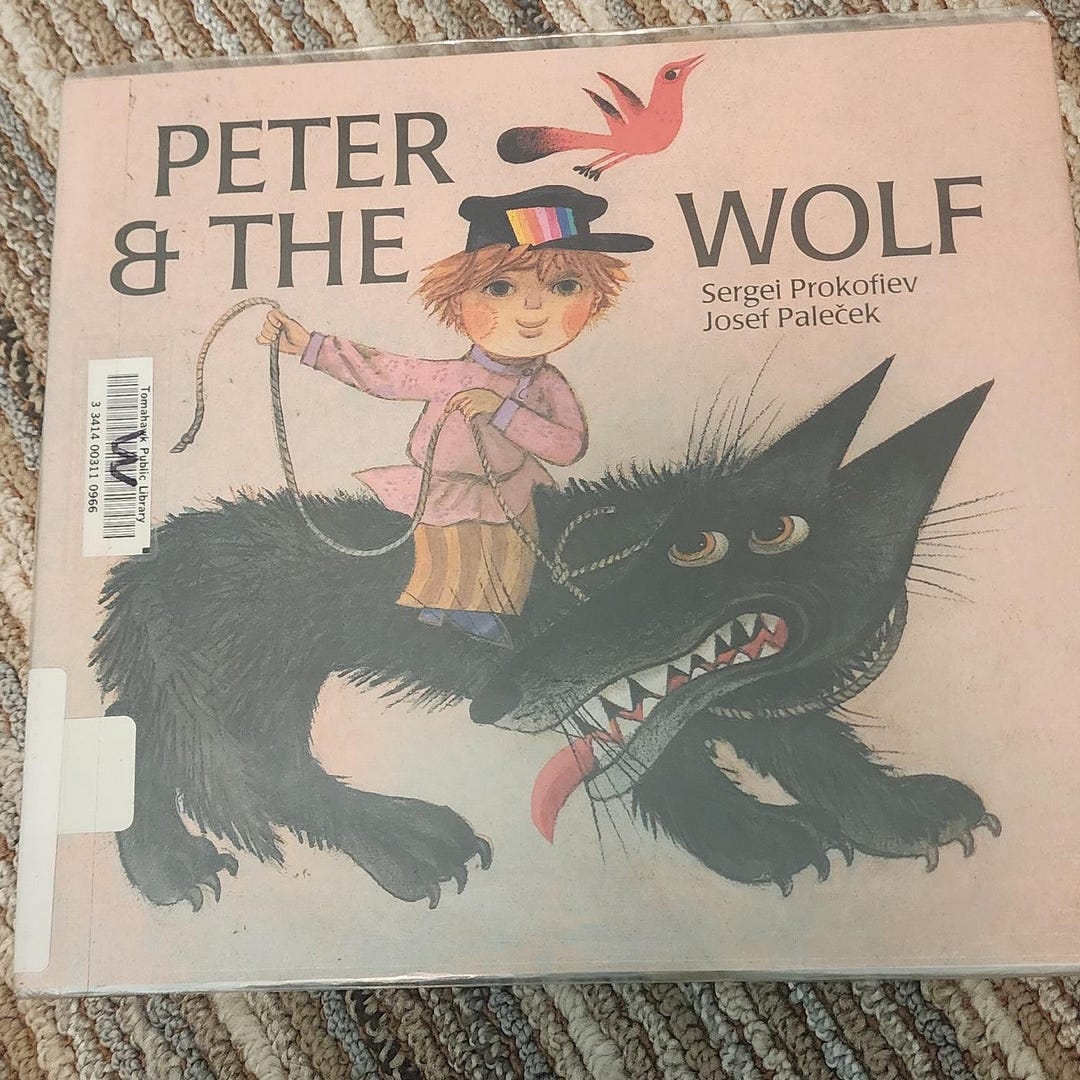 Peter &the Wolf, Sergei Prokofiev, 1987, Children's, Vintage - Etsy