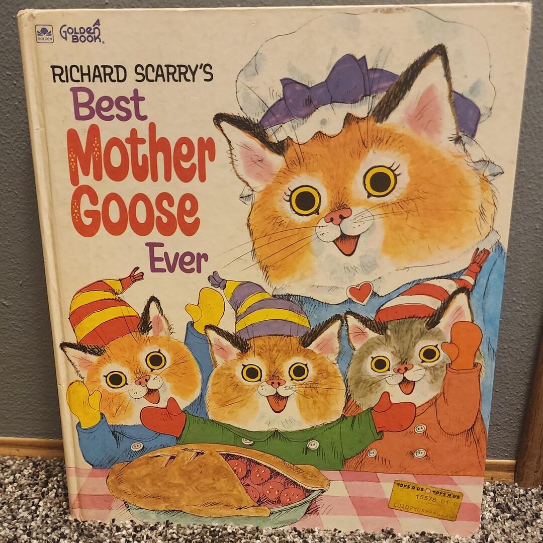 Richard Scarry's Best Mother Goose Ever, A Golden Book, 1970 - Etsy