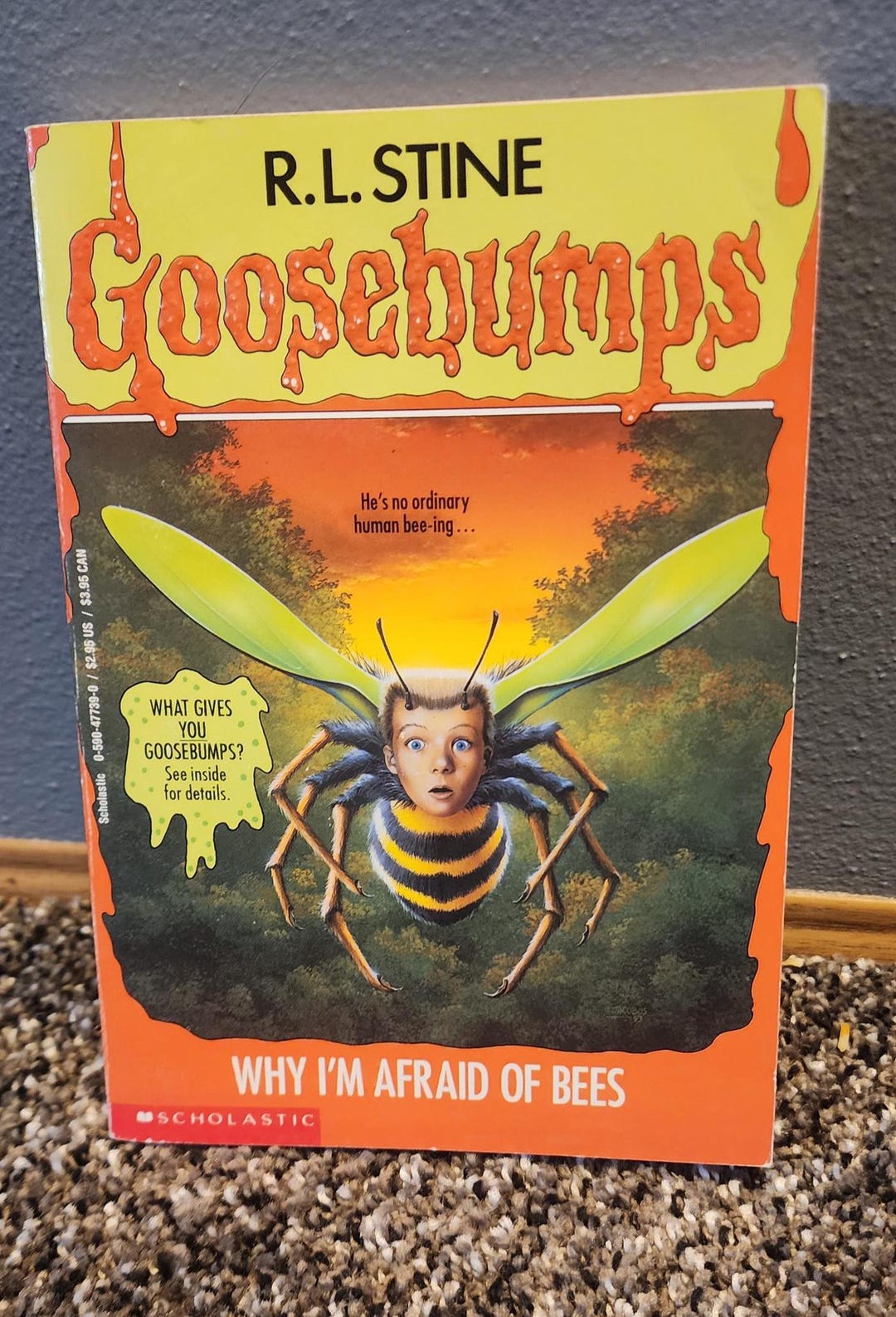 Goosebumps, R.L. Stine, Why I'm Afraid of Bees, 1994, First Scholastic ...