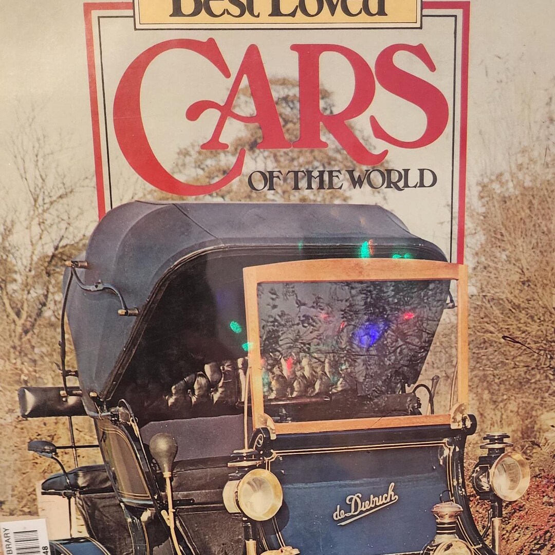 Best Loved Cars of the World, 1979, John Plummer - Etsy