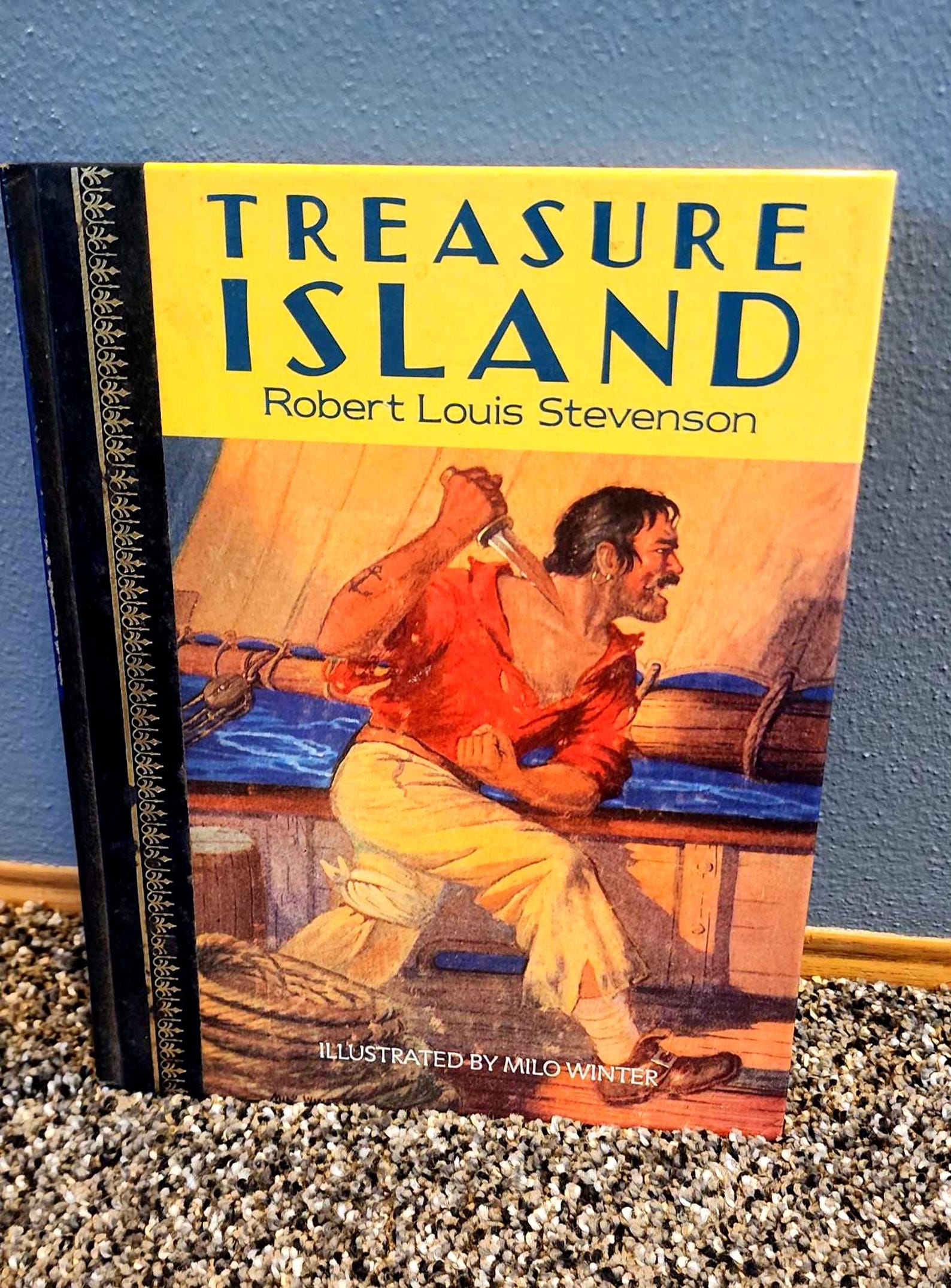Treasure Island, Robert Louis Stevenson, Milo Winter, 1986 - Etsy